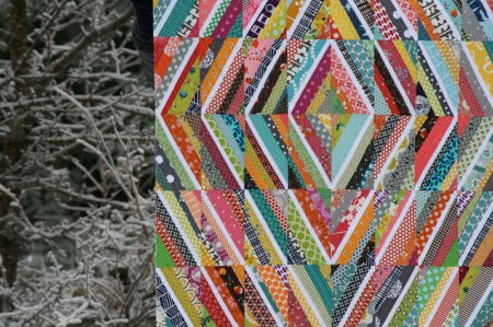 FITF: faceted diamonds quilt | Film in the Fridge